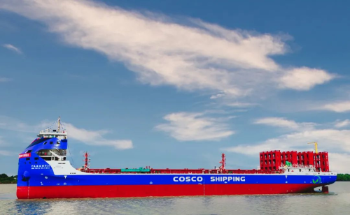 COSCO launches its first electric-powered container ship