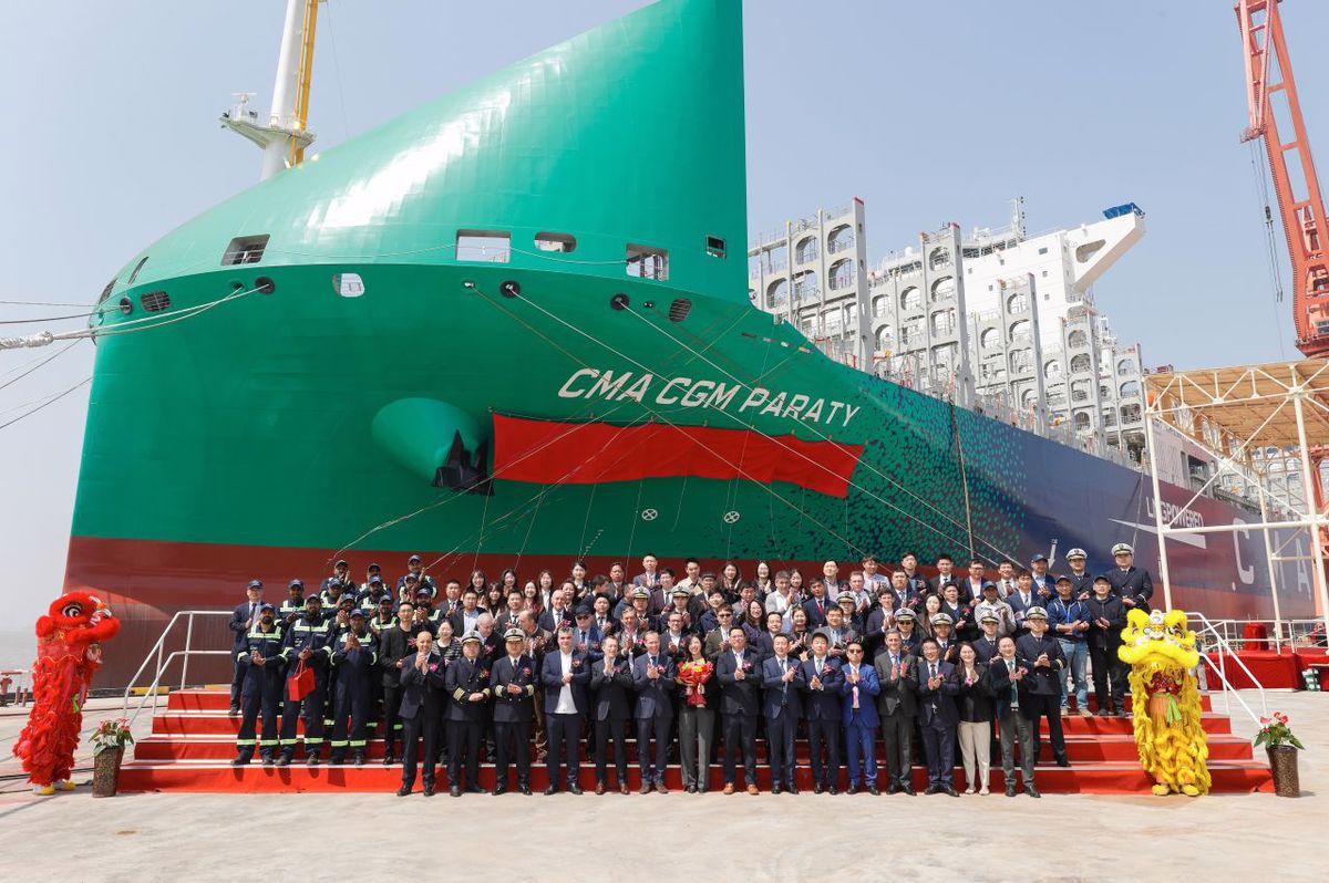 CMA CGM takes delivery of LNG dual-fuel container ship CMA CGM takes delivery of LNG dual-fuel container ship