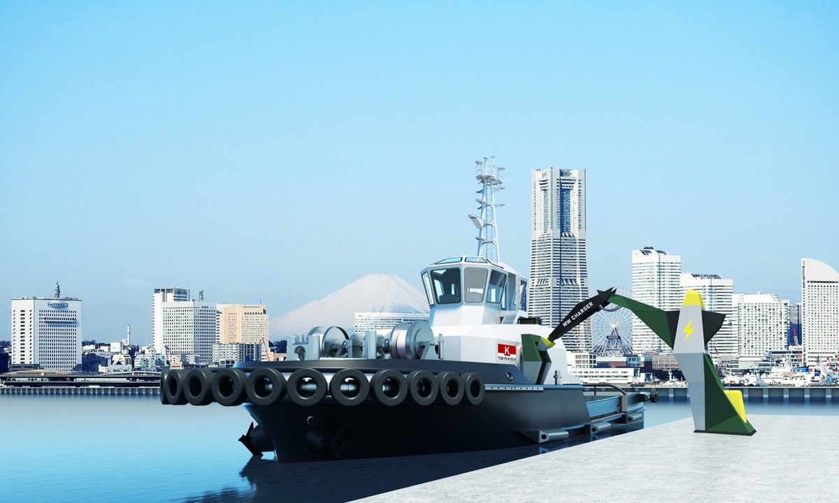 First fully electric tugboat project launched in Japan