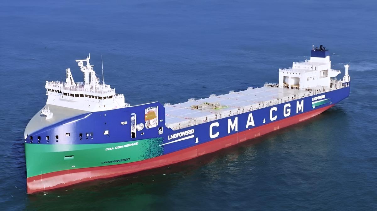 CMA CGM takes delivery of LNG dual-fuel container ship CMA CGM takes delivery of LNG dual-fuel container ship