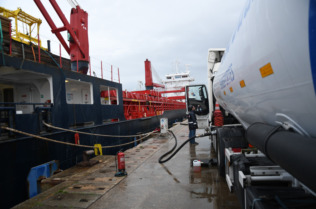 PRIO delivers biofuel stem to cargo ship in Portugal