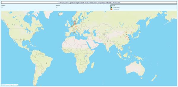 MI releases interactive map tracking global renewable methanol projects