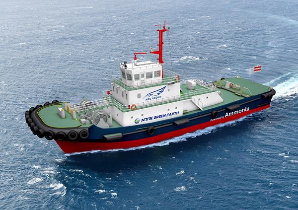 NYK starts ammonia conversion of LNG-powered tugboat