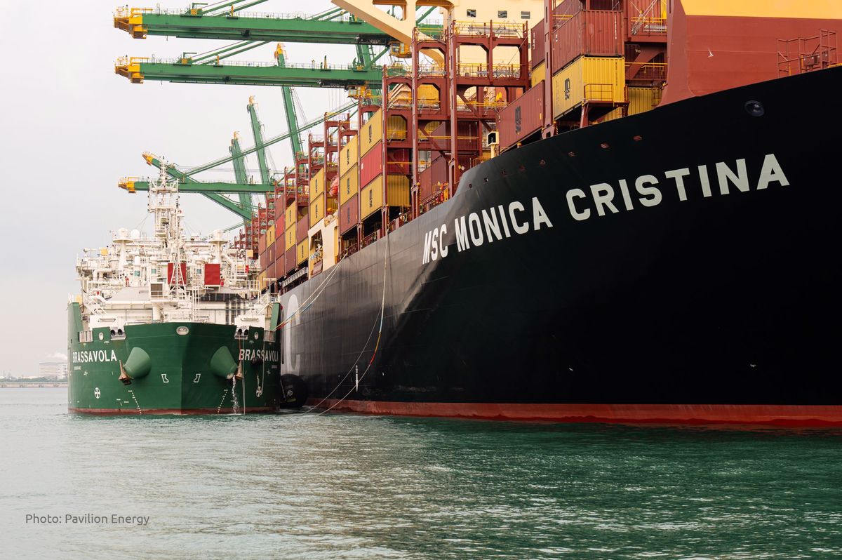 Pavilion Energy’s bunker vessel completes its first simultaneous ... Pavilion Energy’s bunker vessel completes its first simultaneous ...