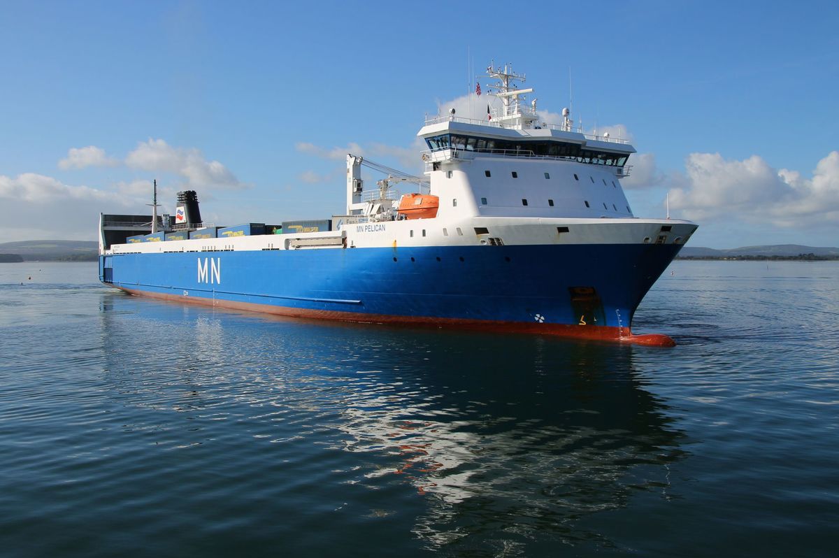 Biofuel blend powers cargo ferry’s European short-sea route