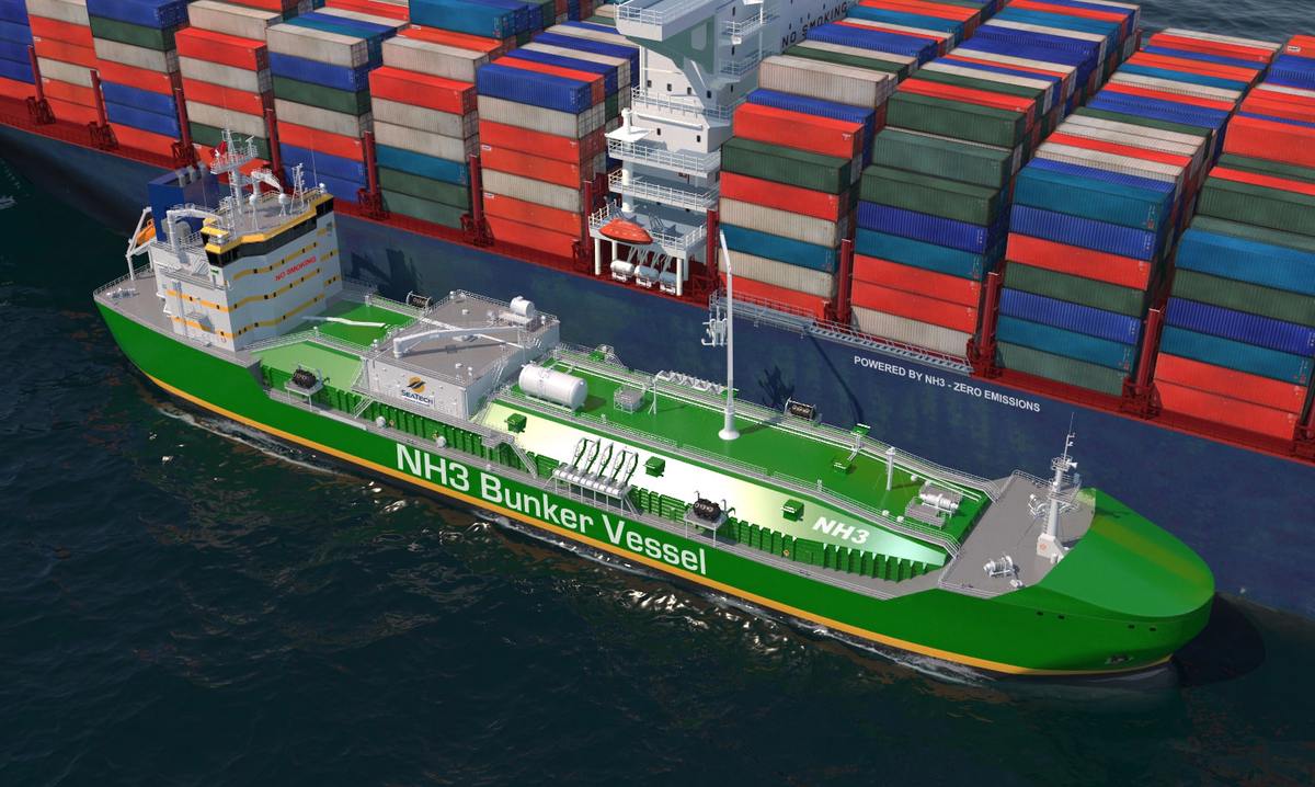 RINA nod for Singapore-based ammonia-fuelled bunker tanker concept