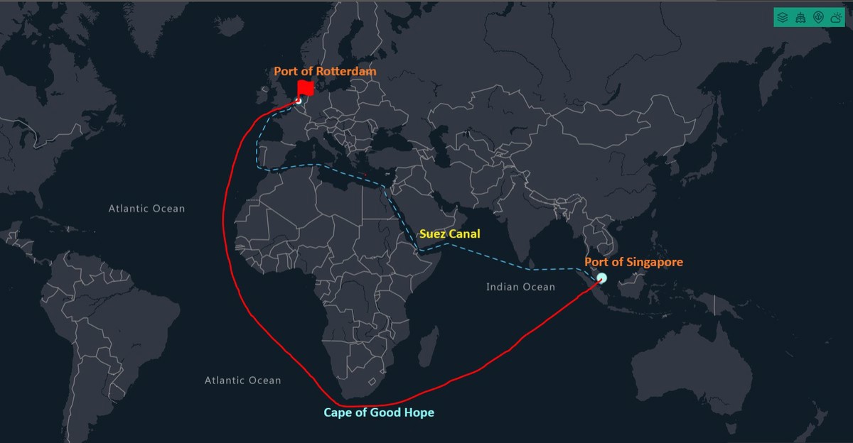 Maersk and CMA CGM will continue to sail via the Cape