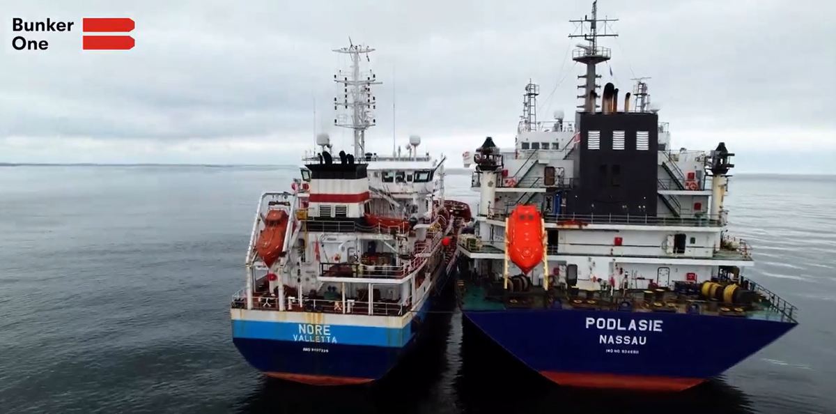 Bunker One delivers biofuel blend to bulk carrier in Gothenberg